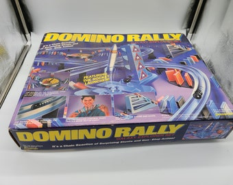 Vintage Domino Rally Extreme Set Board Game 1992 - Etsy
