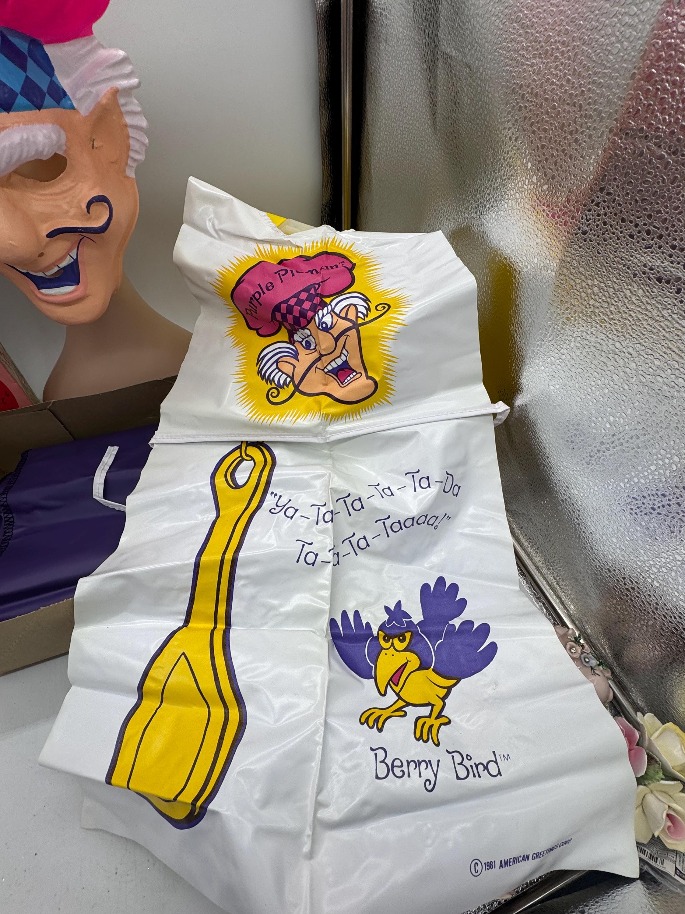 1981 Strawberry Shortcake the Purple Pieman Costume and Mask With Box ...
