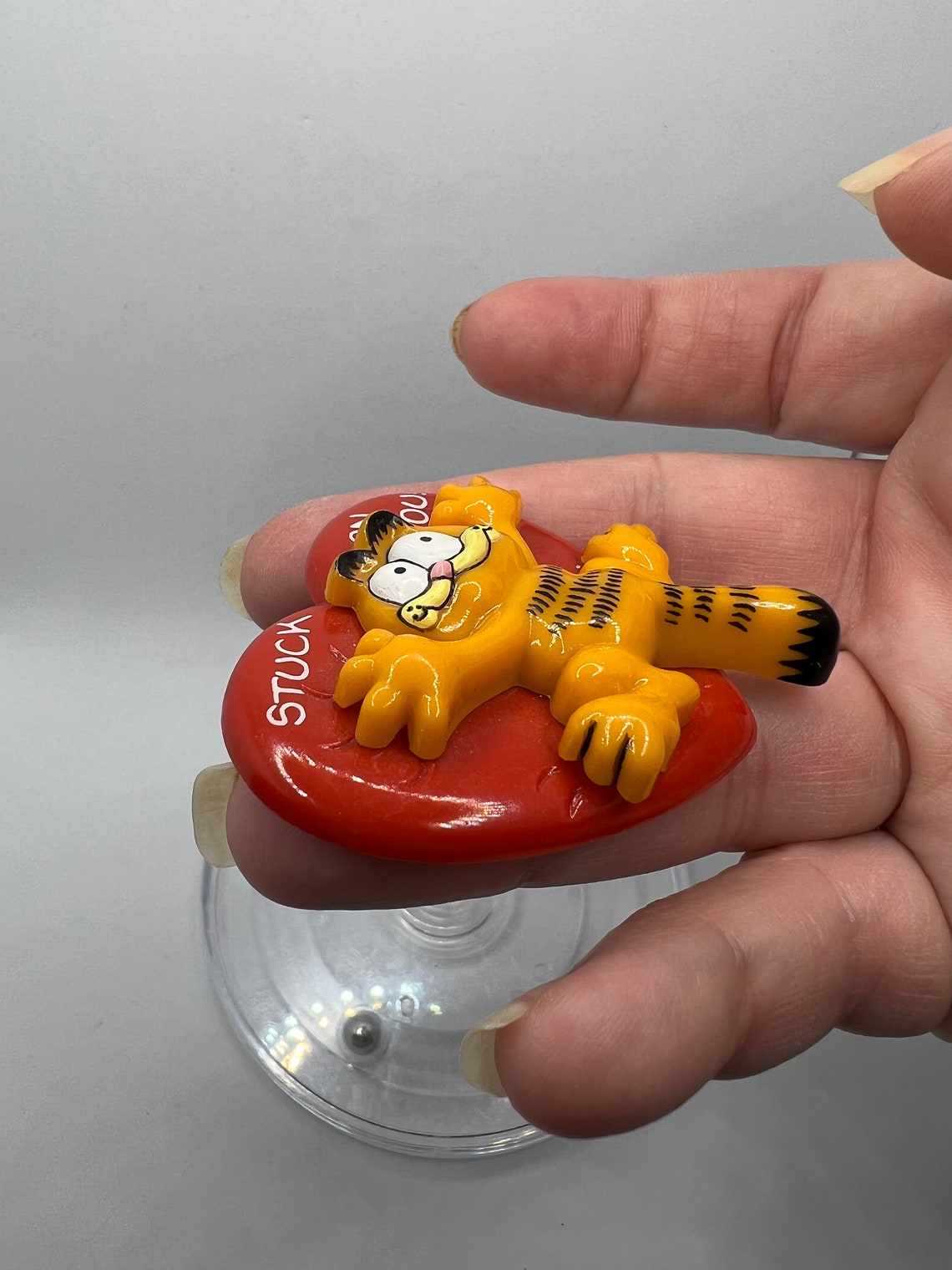 1980s Rare Garfield Valentine Themed Refrigerator Magnet | Etsy