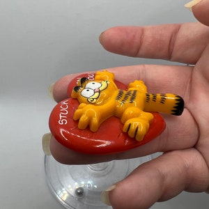 1980s Rare Garfield Valentine Themed Refrigerator Magnet, stuck on You ...