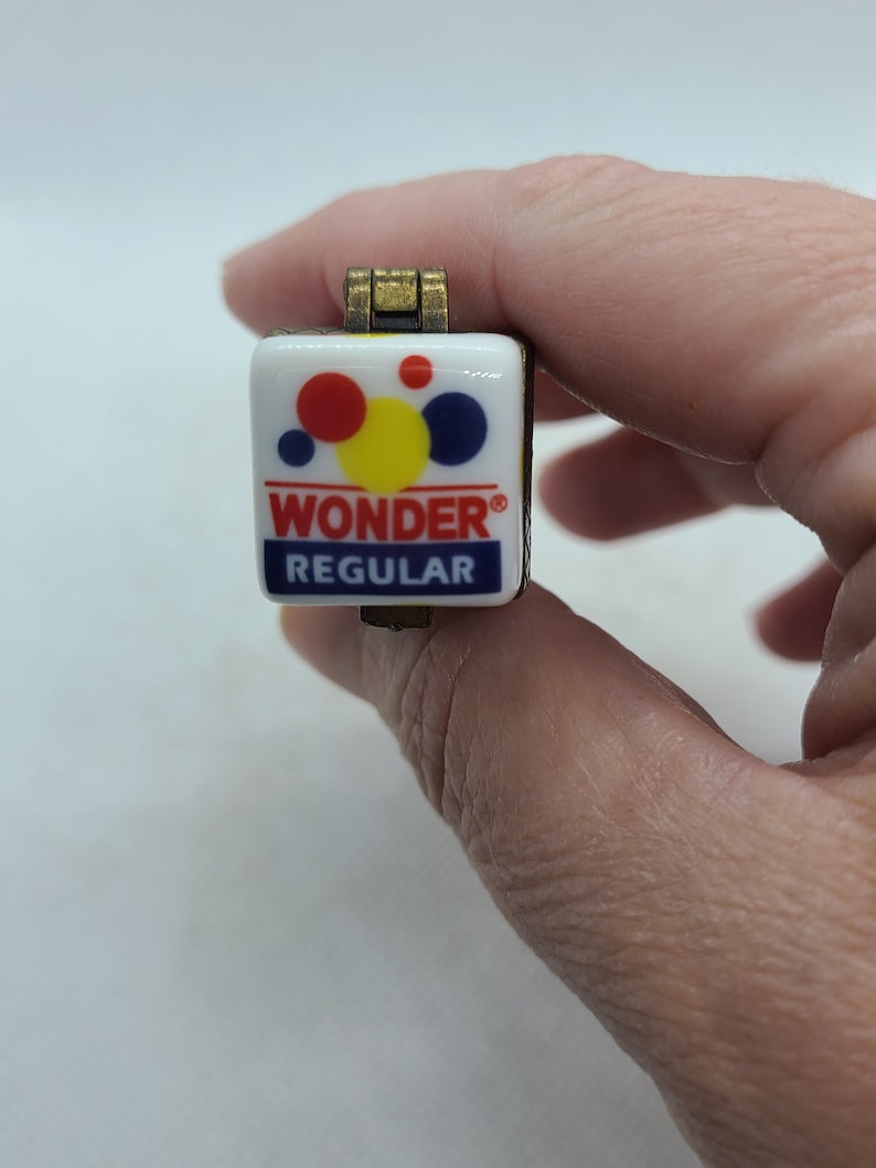 1999 Wonder Bread Porcelain Hinged Box With Sandwich Trinket. - Etsy