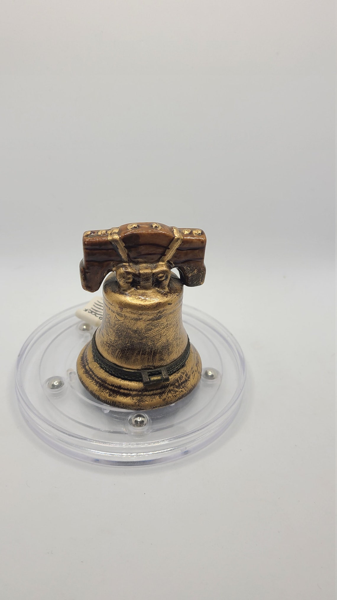 Vintage Liberty Bell Porcelain Hinged Box With Constitution - Etsy