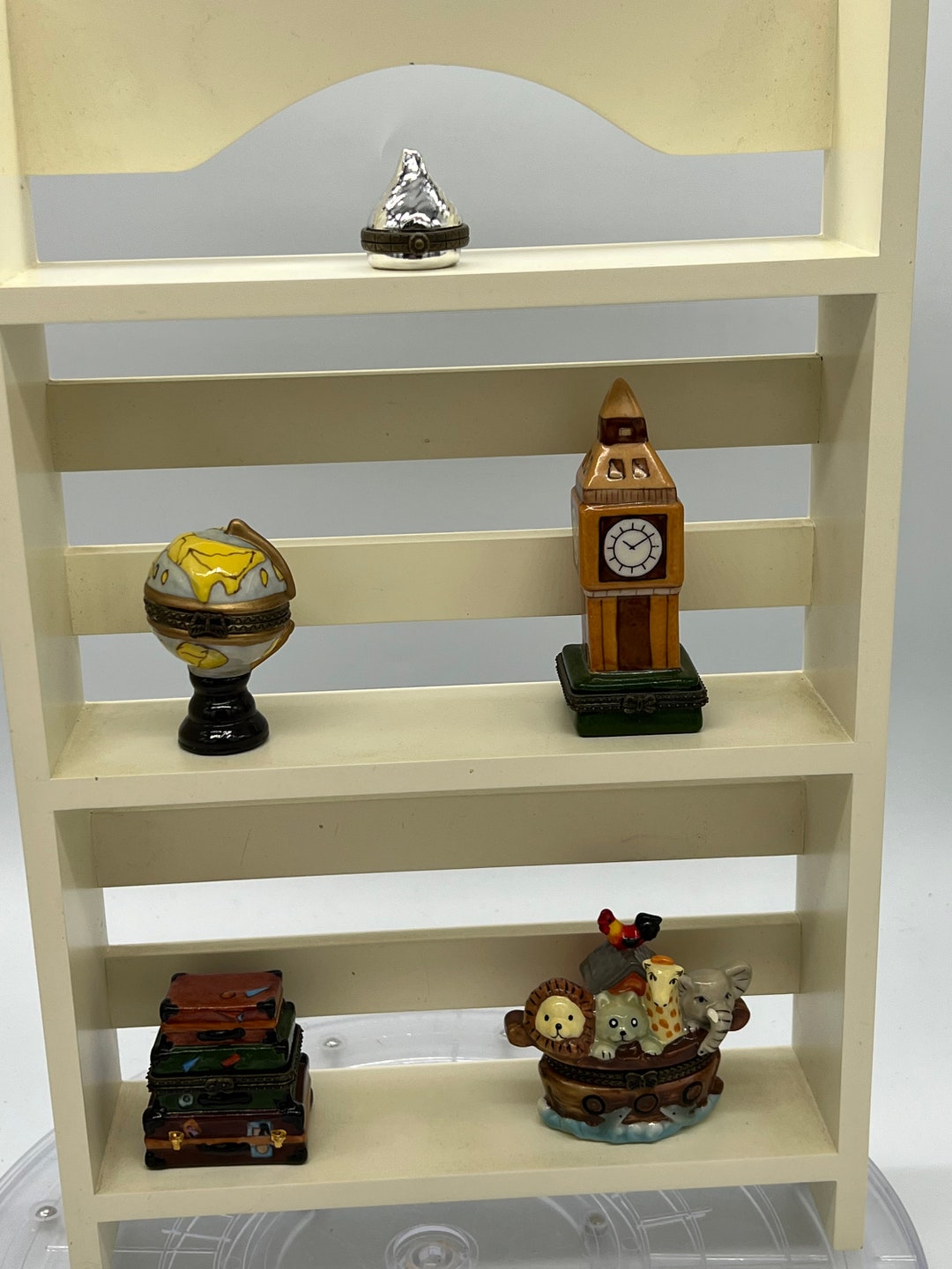 Vintage PHB Porcelain Hinged Box Hershey Kiss, World Globe, Big Ben ...