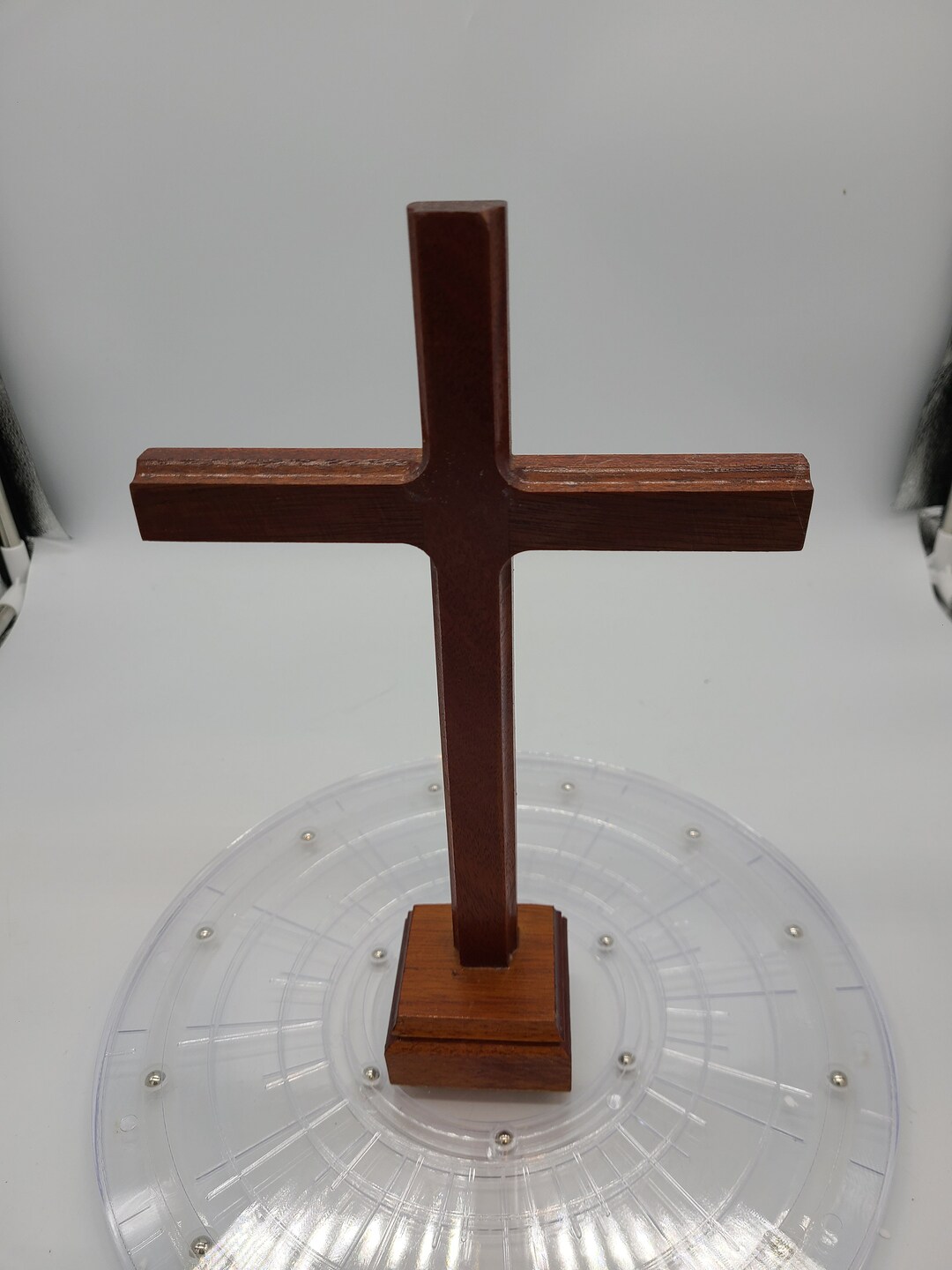 Vintage Tabletop Wood Crucifix - Etsy