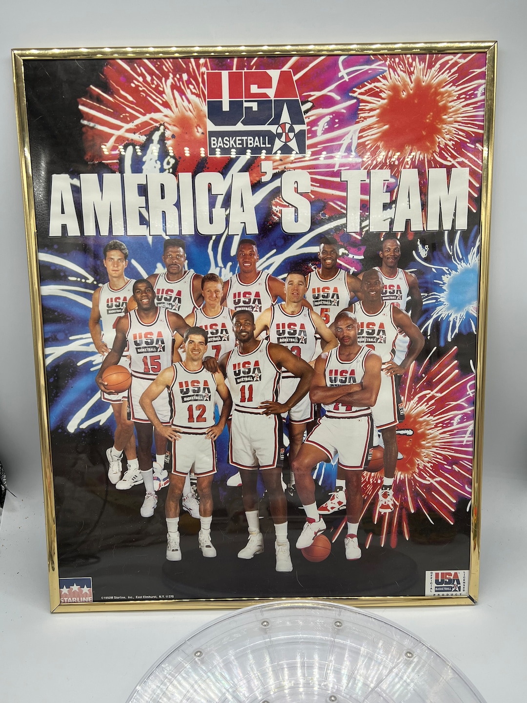 1992 Starline USA Basketball America’s Team Framed Poster! - Etsy