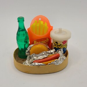 Vintage Fast Food on Tray Refrigerator Magnet. This Magnet Has a Coke ...