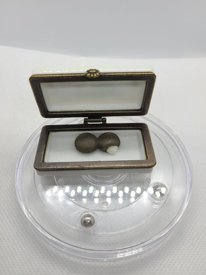 Creamy Junior Mints Porcelain Hinged Box With Mint Trinket. | Etsy