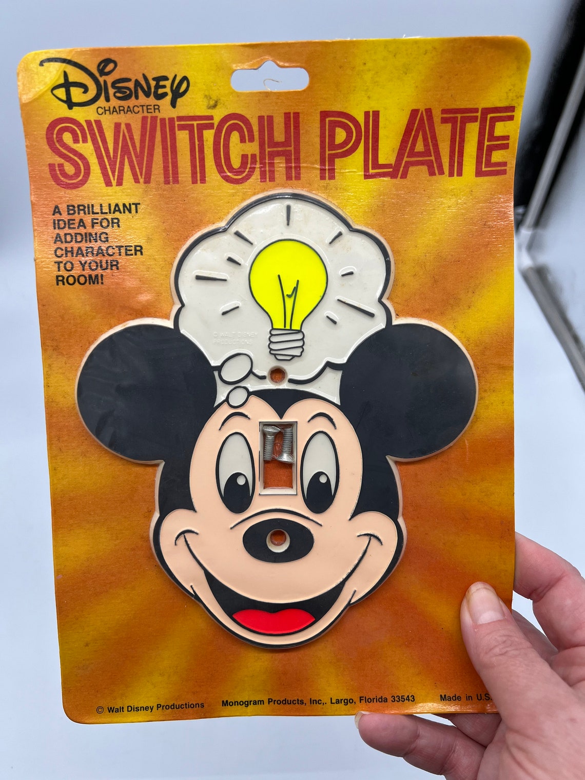 Vintage Disneys Mickey Mouse Light Switch Cover Mint in Pack | Etsy