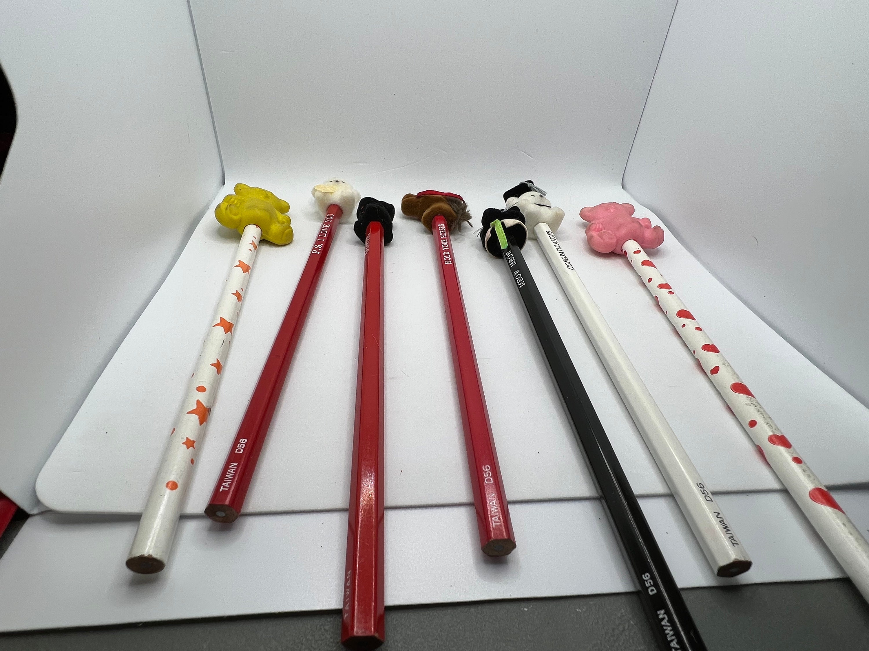 Vintage Flocked Old School Pencils. Sold Separately - Etsy