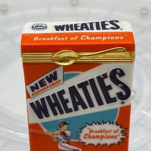 Rare the Franklin Mint Wheaties Cereal PHB Porcelain Hinged Box. - Etsy