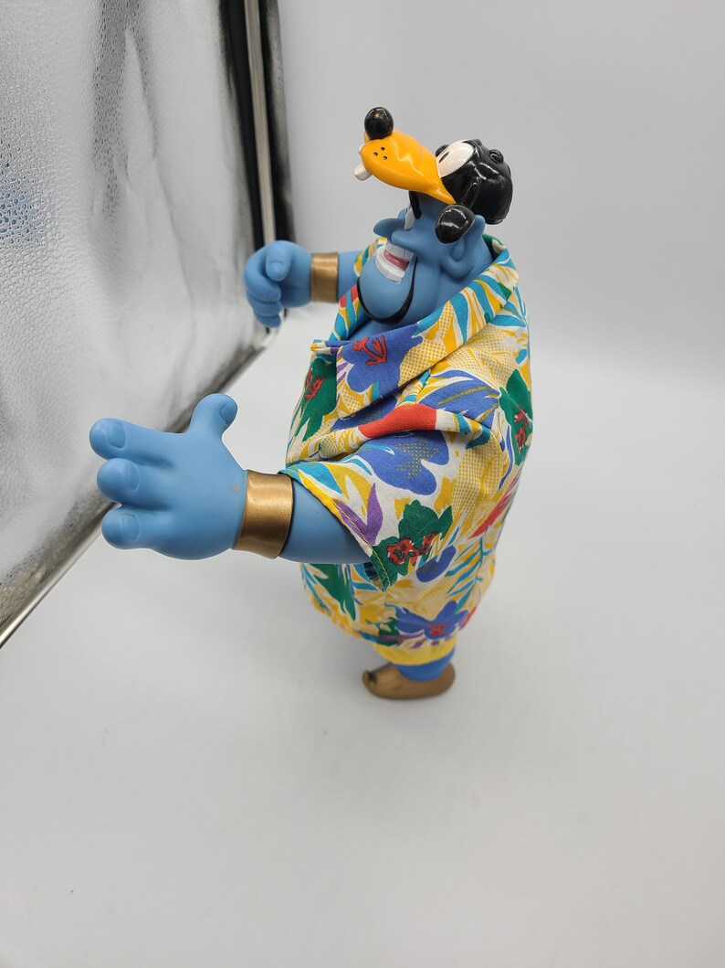 Disney's Aladdin Large Genie Posable Doll Wearing Goofy - Etsy