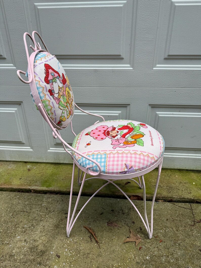 Strawberry Shortcake Cartoon Character Ice Cream Parlor Chair. - Etsy