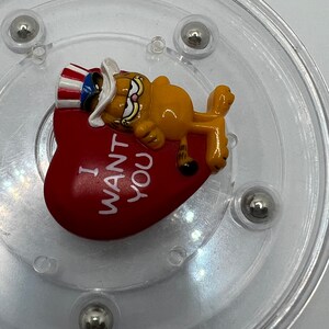 1980’s Rare Garfield Valentine Themed Refrigerator Magnet, “I Want You ...