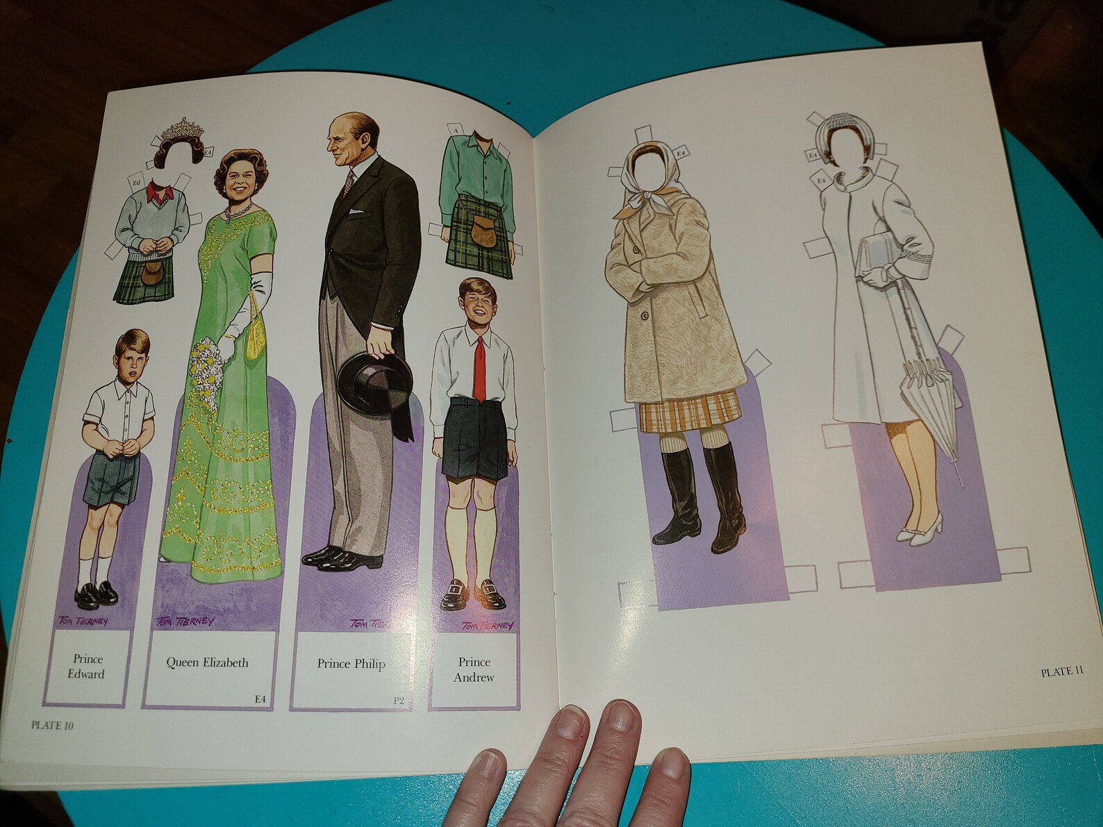 Vintage Royal Family of Britian Paper Dolls by Tom Tierney Made in 1994 ...