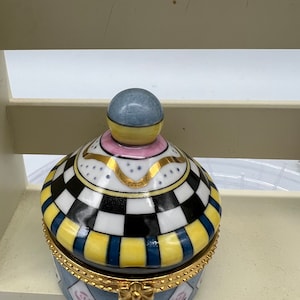 Various PHB Porcelain Hinged Boxes. Bombay and A Etude Trinket Box ...