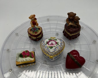 Hinged Trinket Boxes - Etsy