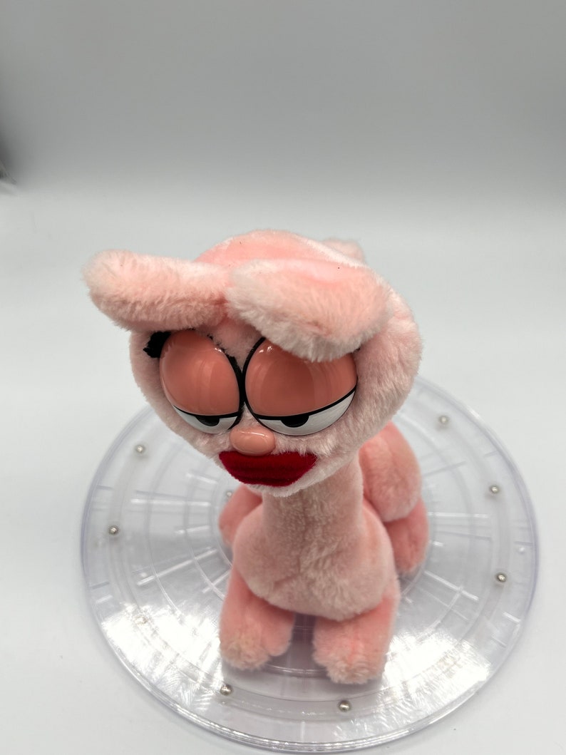 1984 Large Arlene Pink Cat From Garfield Etsy