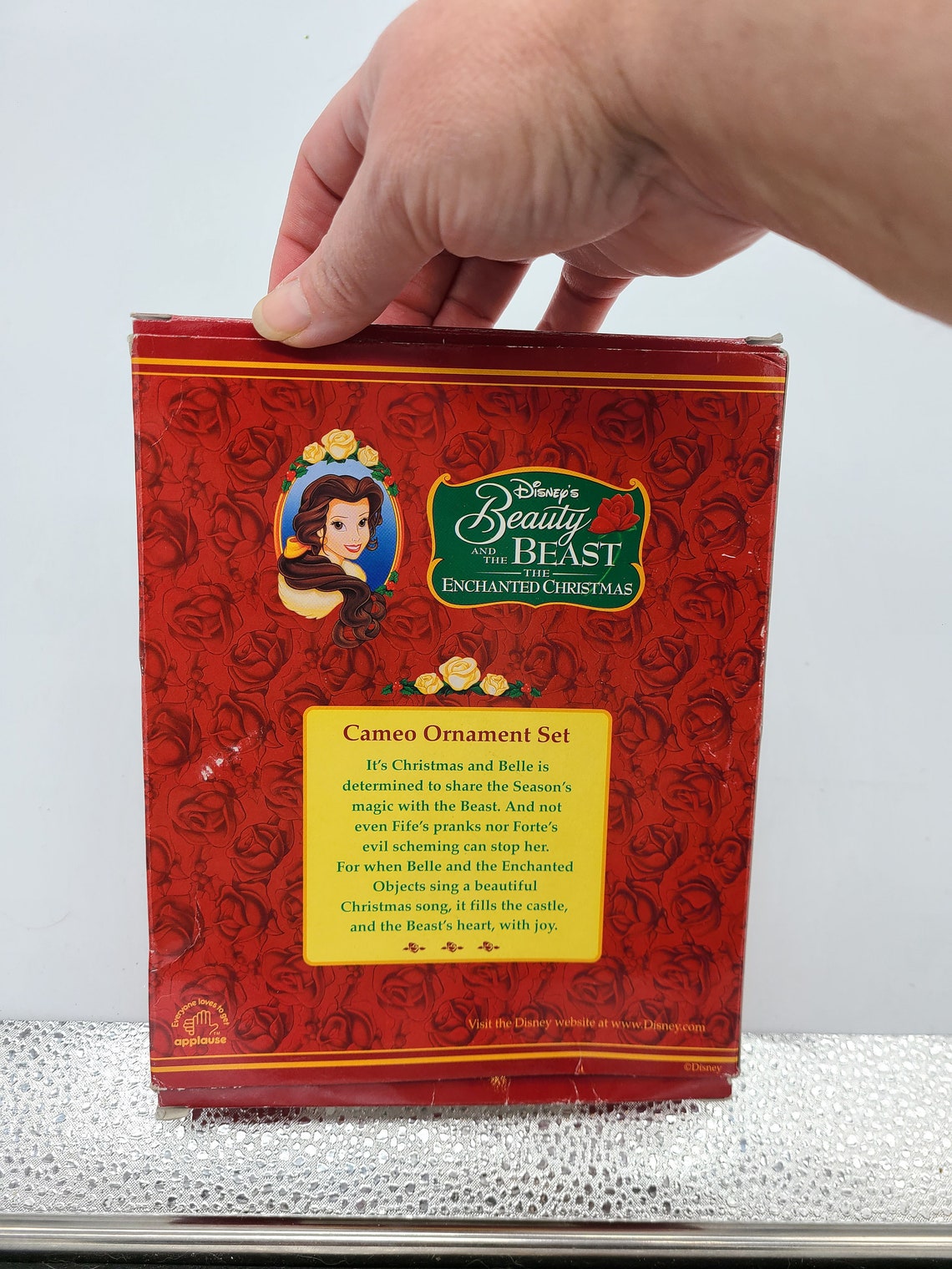 Vintage Disney's Beauty and the Beast Cameo Christmas Ornaments. - Etsy
