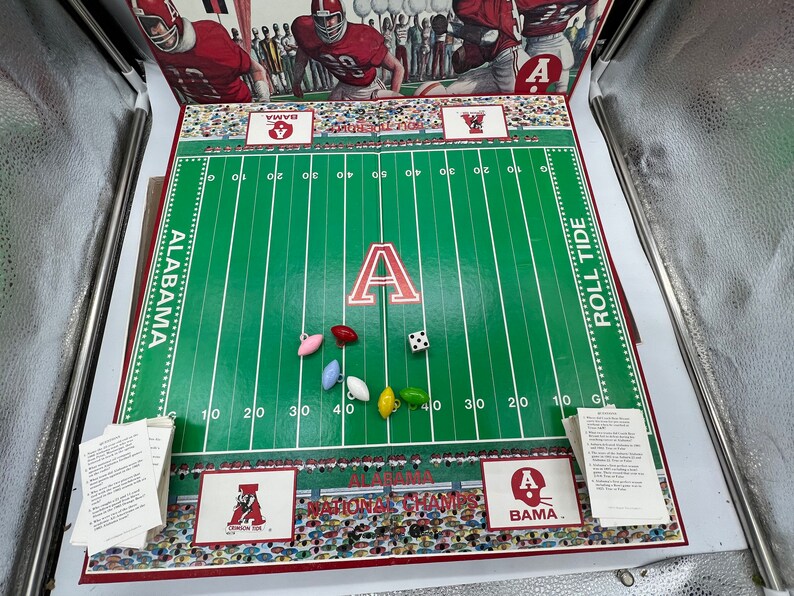 1985 Alabama Football Trivia Board Game. - Etsy