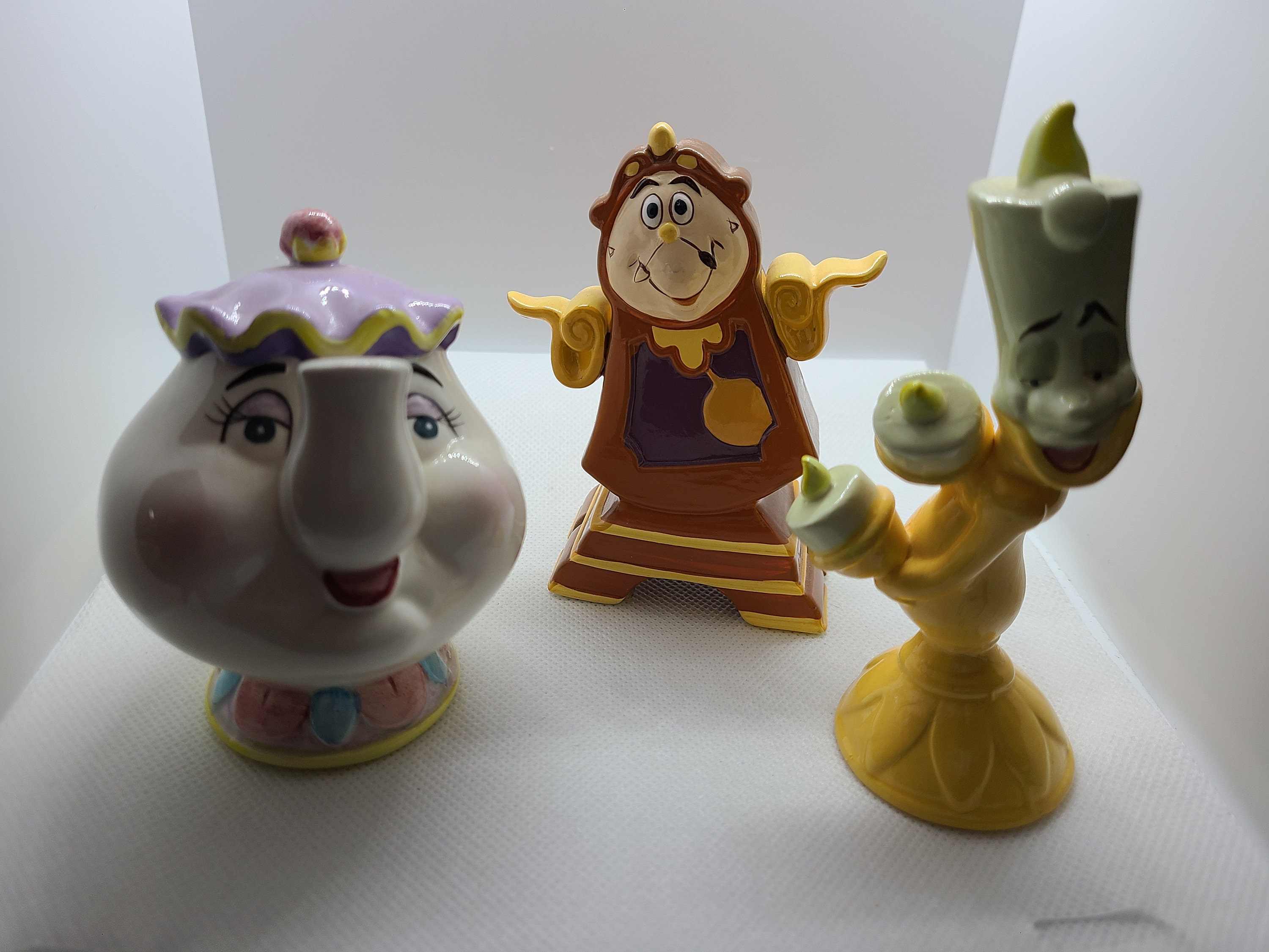 1990s Disney's Beauty and the Beast Miss. Potts Lumiere | Etsy