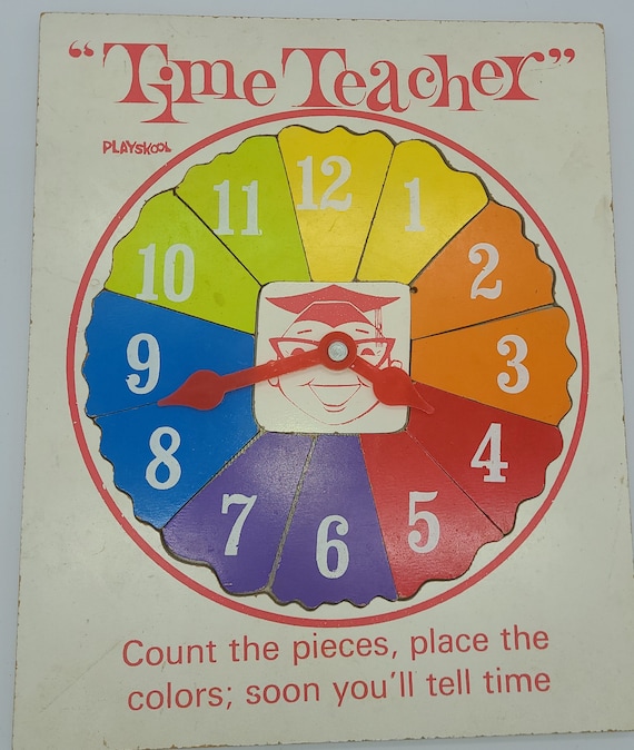 Vintage Playschool time Teacher Puzzle | Etsy