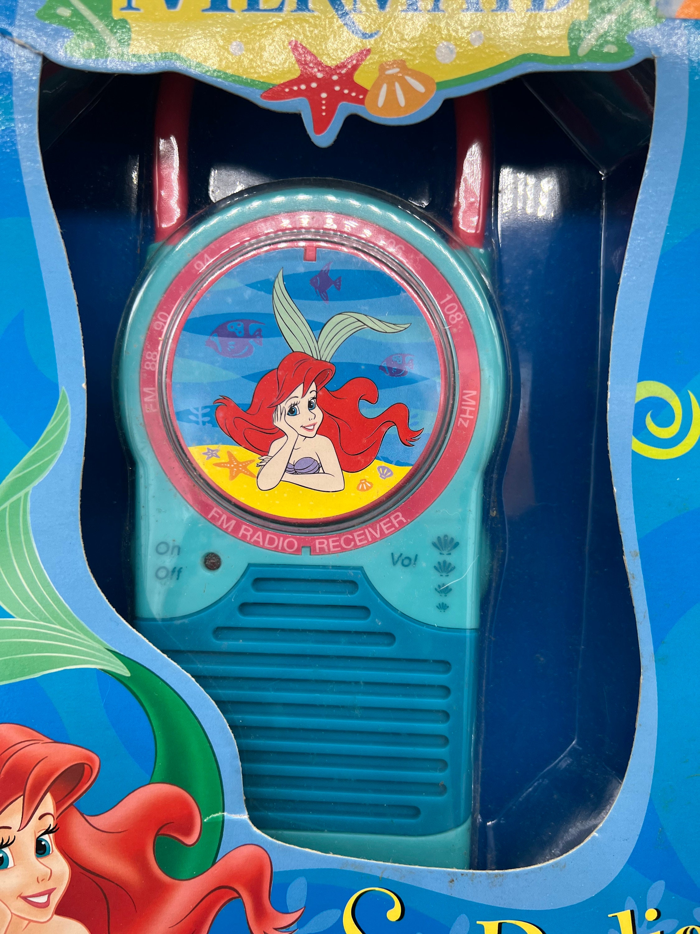1990’s Disney’s the Little Mermaid Sea Radio With Box. - Etsy
