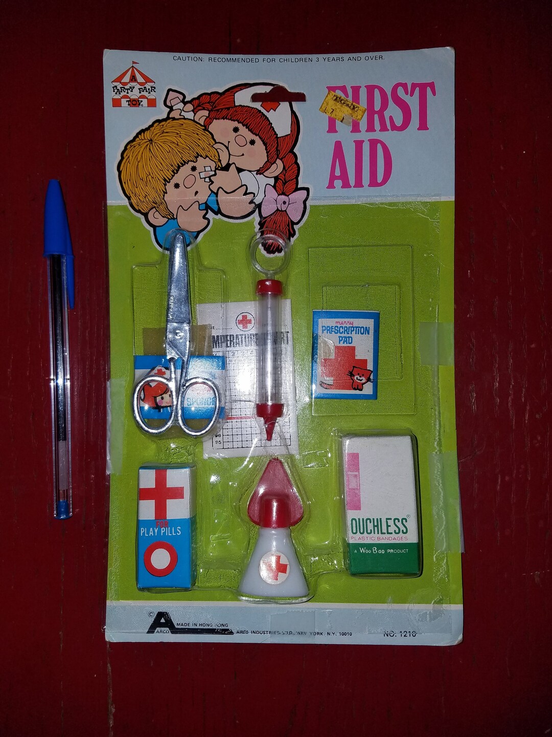 Vintage Arco Toy First Aid Kit - Made in Hong Kong - Etsy