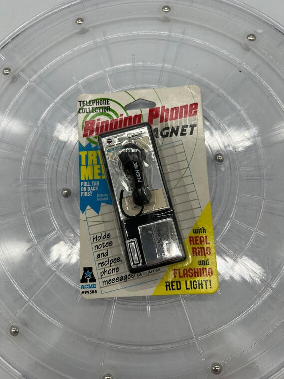 1990s ACME Pay Phone Ringing Telephone Refrigerator Magnet - Etsy