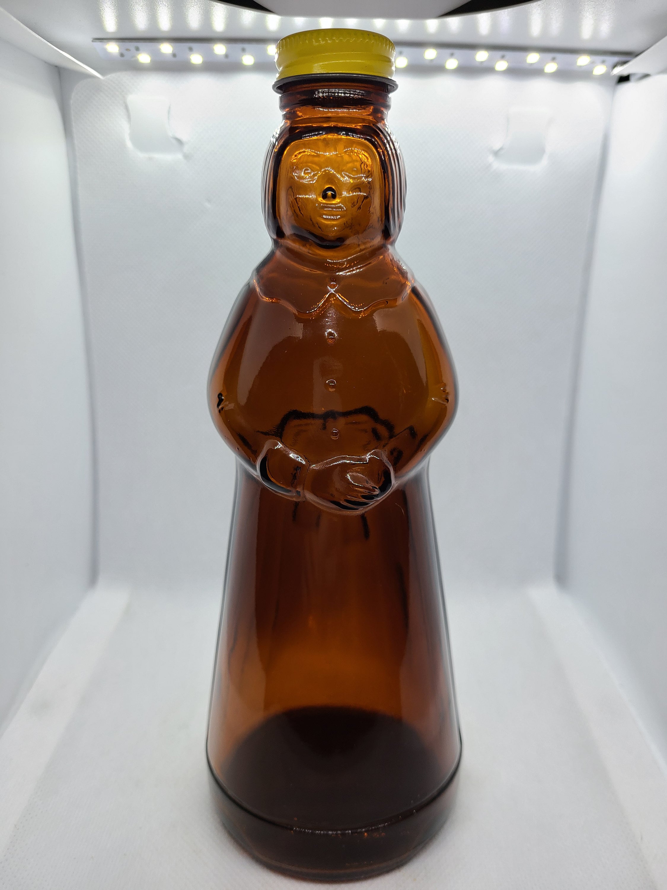 Vintage Mrs. Buttersworth Aunt Jemima Amber Glass Syrup Bottle - Etsy