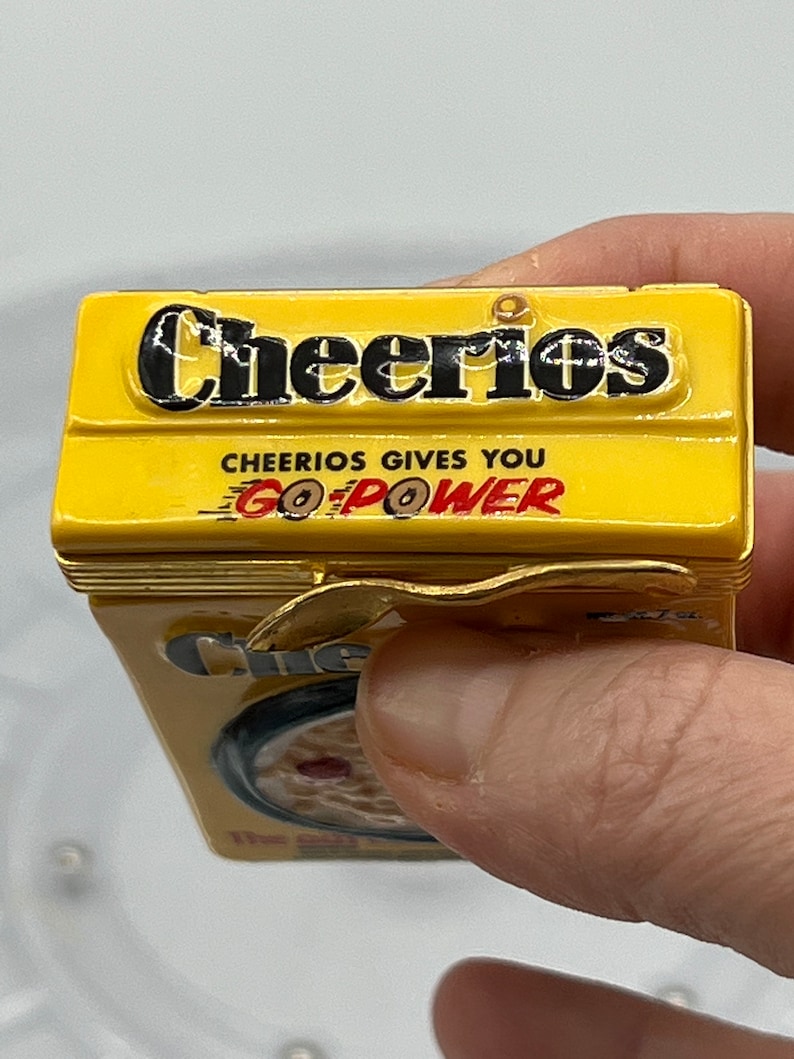 The Franklin Mint Cheerios Cereal PHB Porcelain Hinged Box. - Etsy Canada