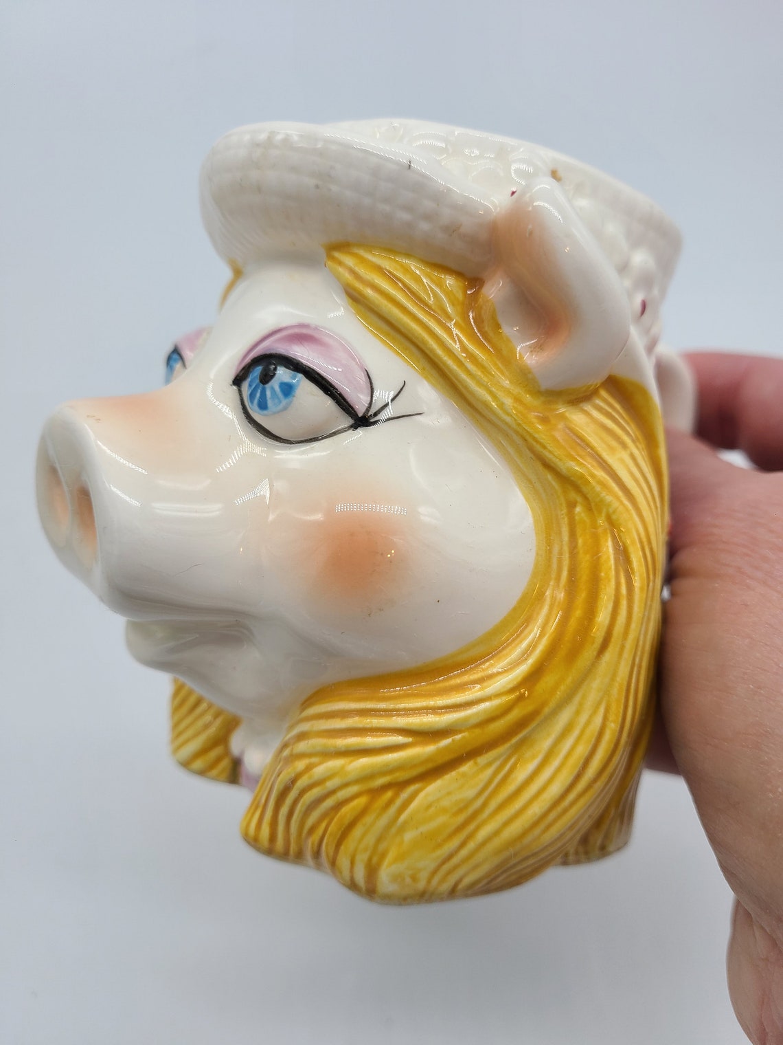 Vintage Sigma the Muppets Miss Piggy Ceramic Mug. - Etsy