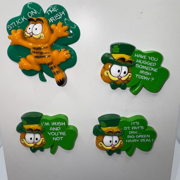 St Patricks Garfield - Etsy