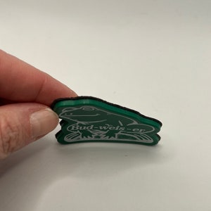1995 Frog Budweiser Beer Advertising “bud-weis-er” Refrigerator Magnet ...