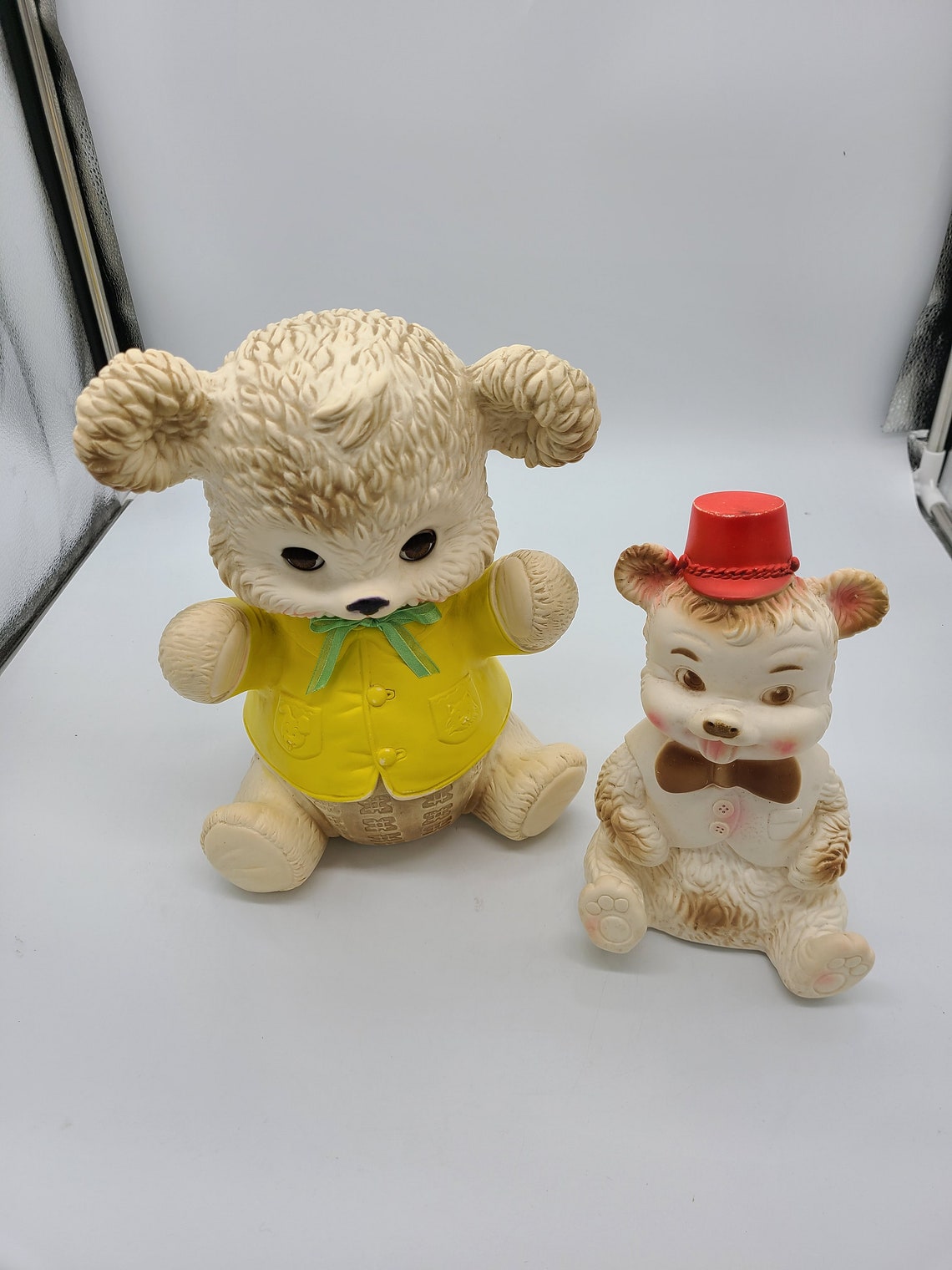 1962 Edward Mobley Large Teddy Bear & Small Bear. - Etsy