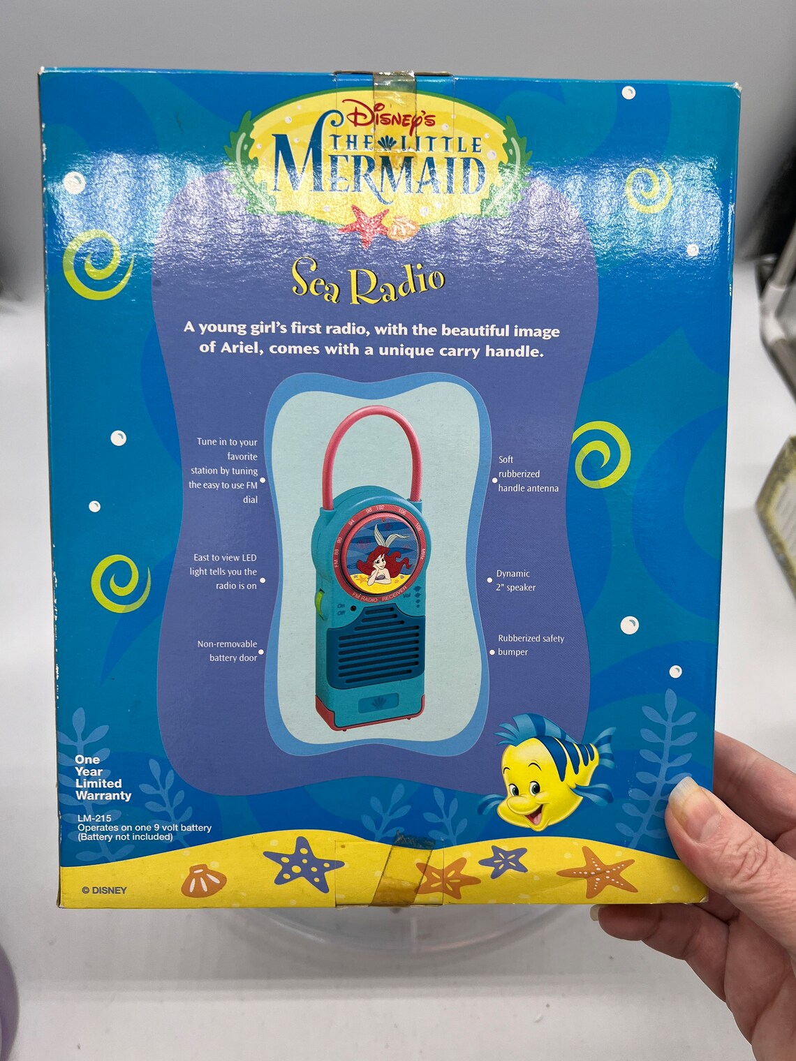 1990’s Disney’s the Little Mermaid Sea Radio With Box. - Etsy