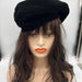 Vintage Bellini Original Black Velvet Ladies Hat. - Etsy