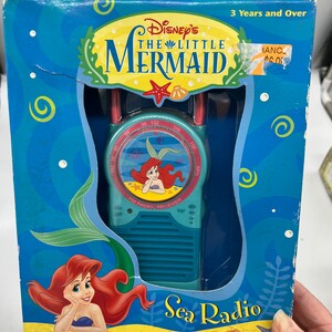 1990’s Disney’s the Little Mermaid Sea Radio With Box. - Etsy