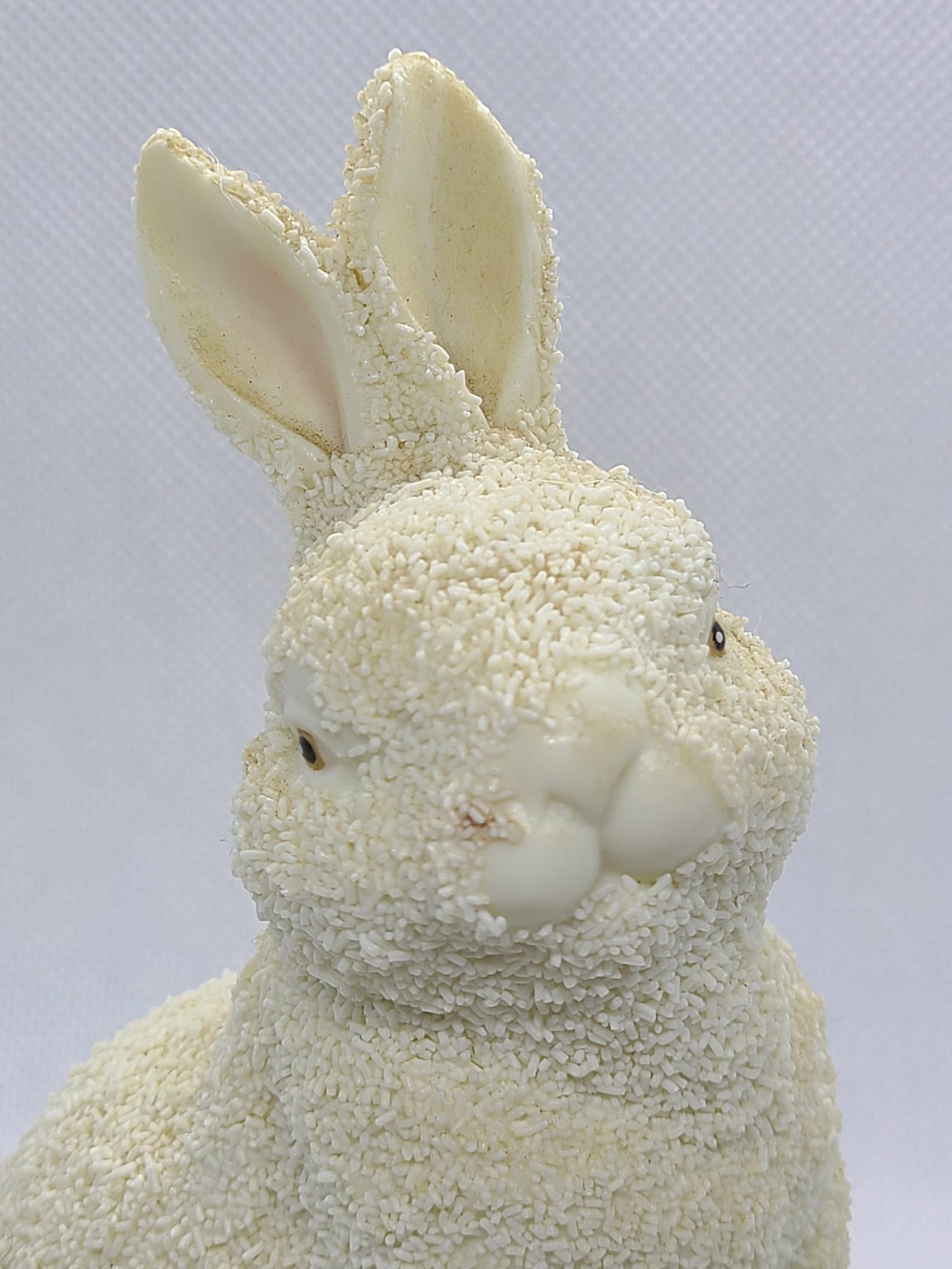 Vintage Texture Bunny Rabbit Figurine. | Etsy