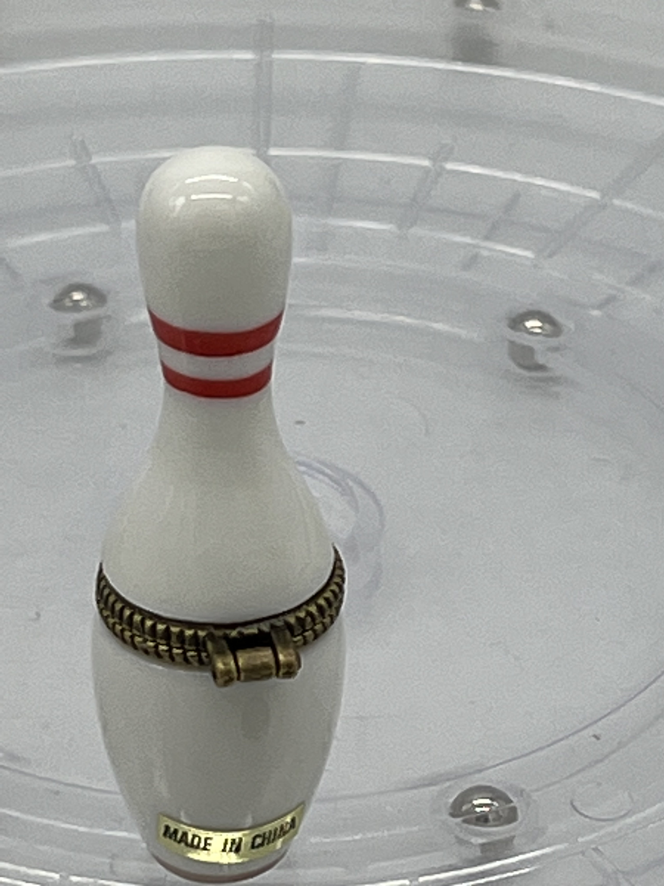 Vintage PHB Porcelain Hinged Box Bowling Pin With Bowling Ball - Etsy