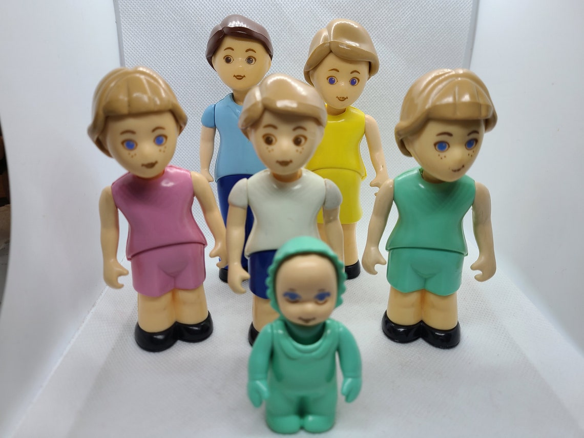 Vintage Little Tikes Dollhouse People. Vintage Grandma. Dad | Etsy