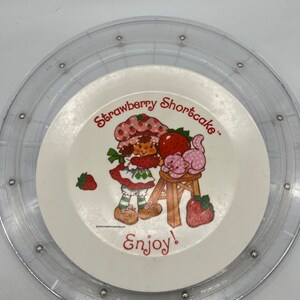 Vintage Strawberry Shortcake Plastic Dinner Plate - Etsy