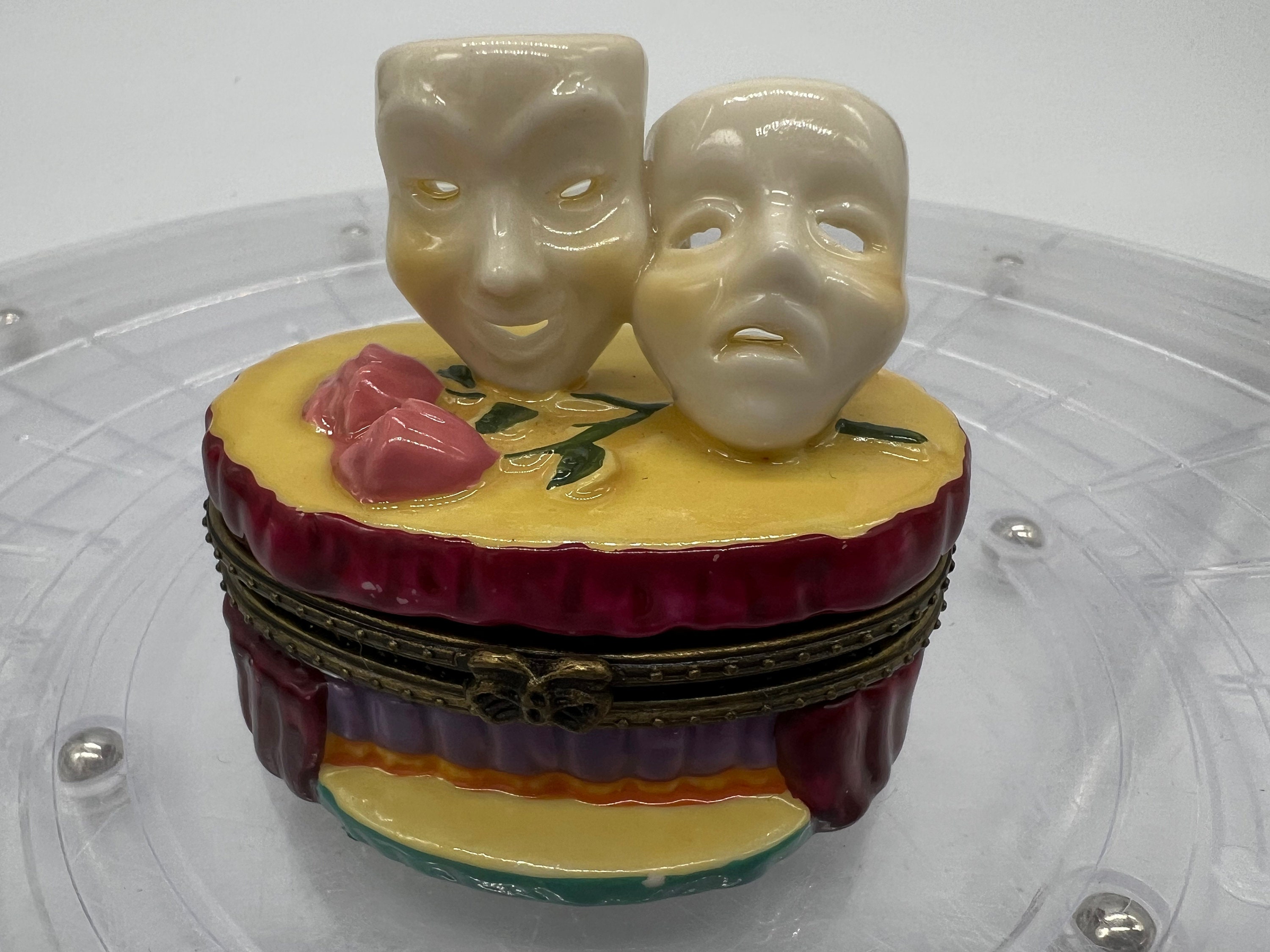 Fantom of the Opera PHB Porcelain Hinged Box With Rose Trinket. - Etsy