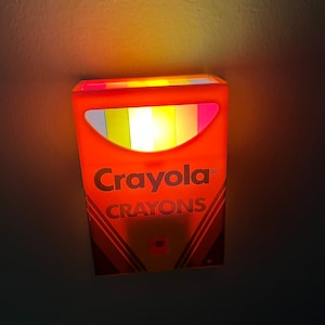 Vintage 1990’s Crayola Crayons Night Light! - Etsy