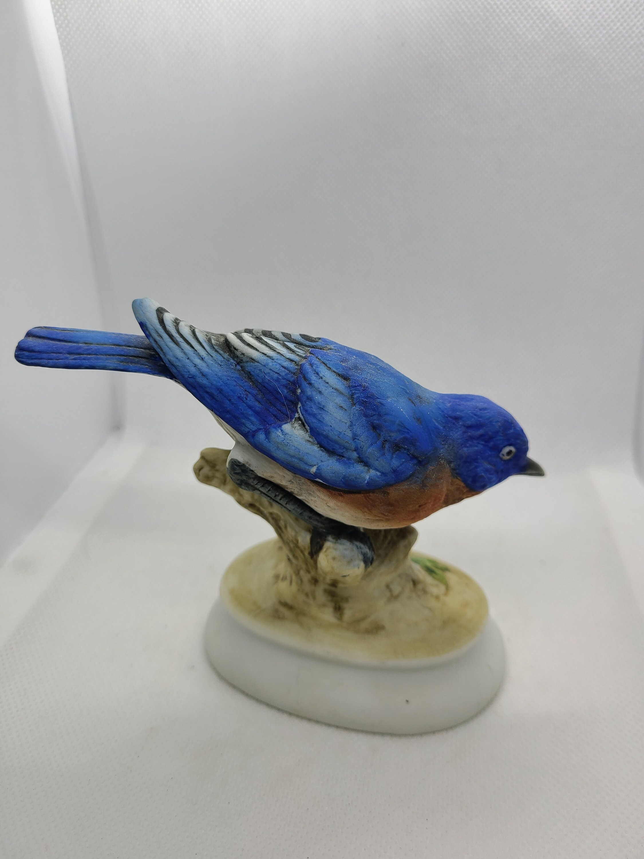 Vintage Lefton China Hand Painted Bluebird KW395 Figurine - Etsy