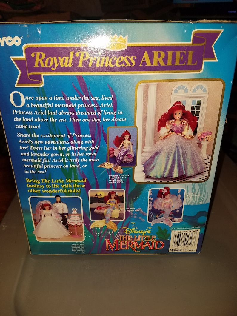 Vintage Tyco Royal Princess Ariel Disney's the Little - Etsy