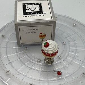 Fruit Delight PHB Porcelain Hinged Box With Spoon With Strawberry ...