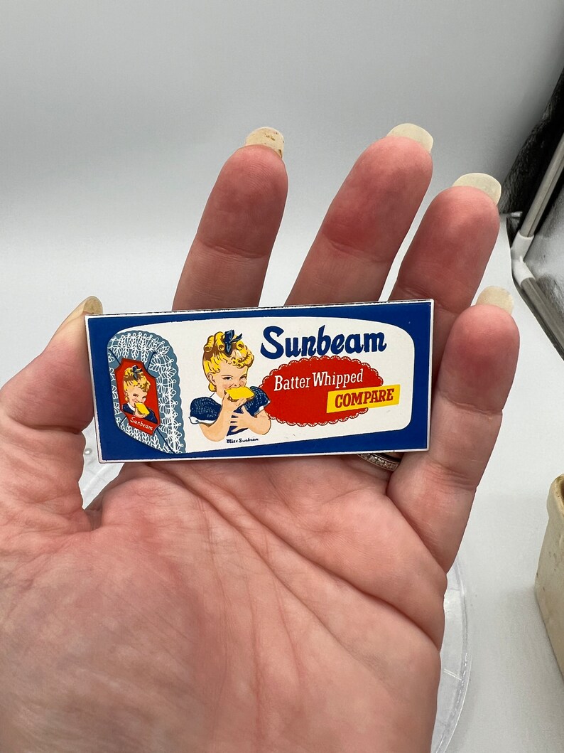 Sunbeam Bread Loaf Batter Whipped Medal Refrigerator Magnet. - Etsy
