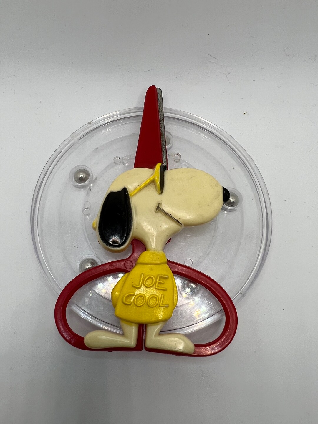 Vintage 1971 Peanuts Snoopy Joe Character Kids Scissors, 3D Character ...