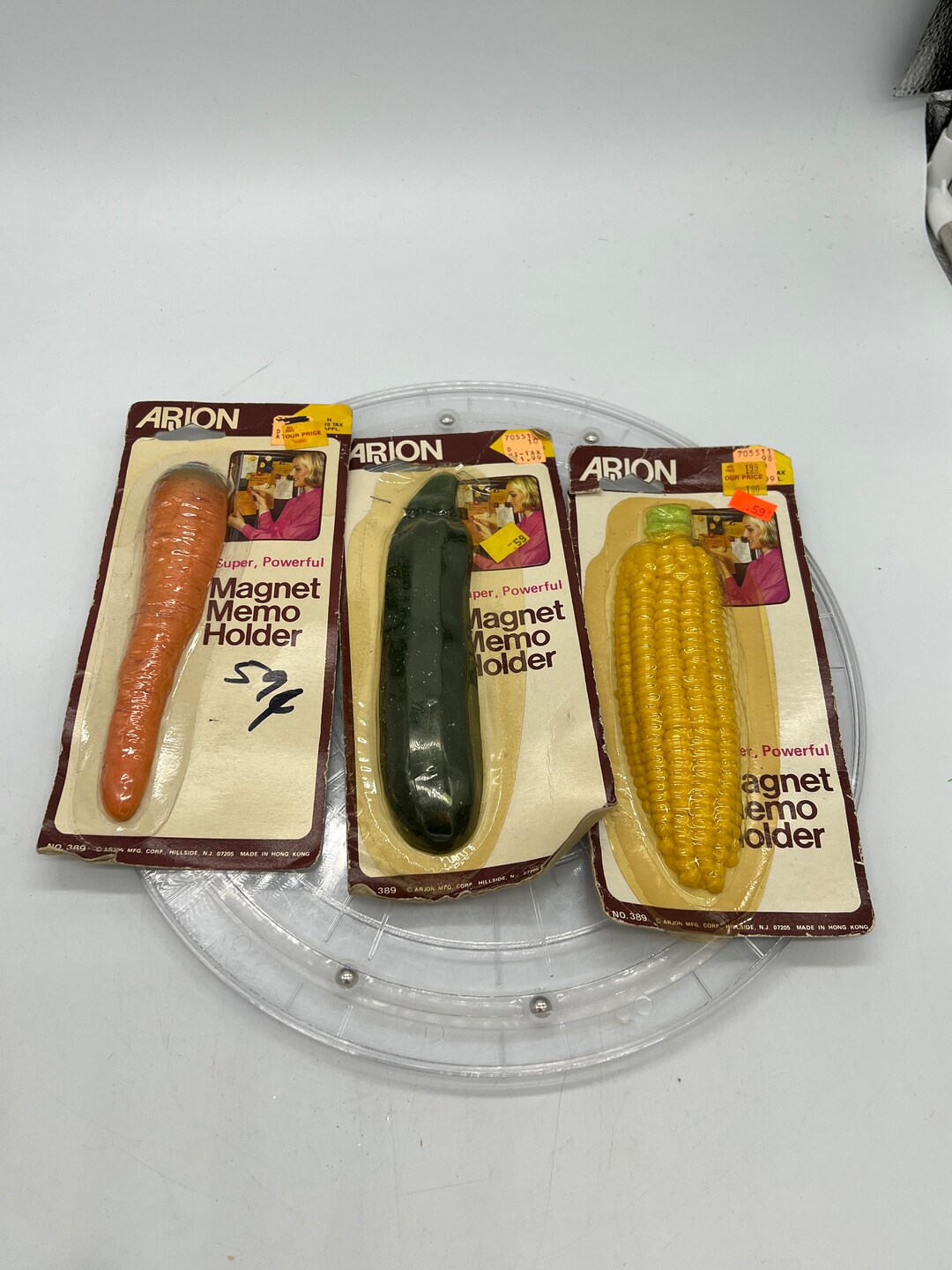 Vintage Arjon Vegetable Magnet Memo Holder - Original Pack - Etsy