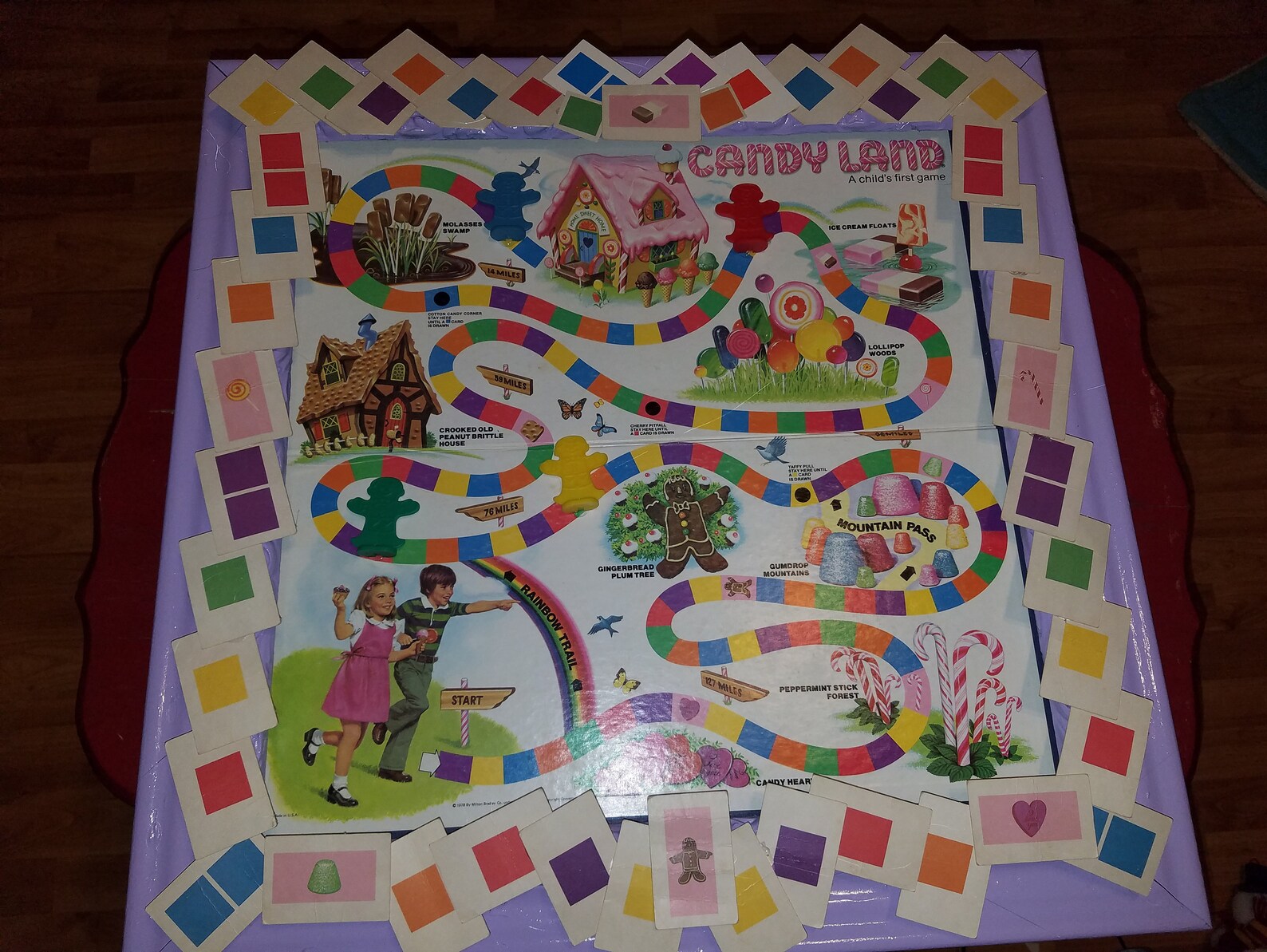 Handmade Vintage 1970s Candyland Board Game Wall Art - Etsy